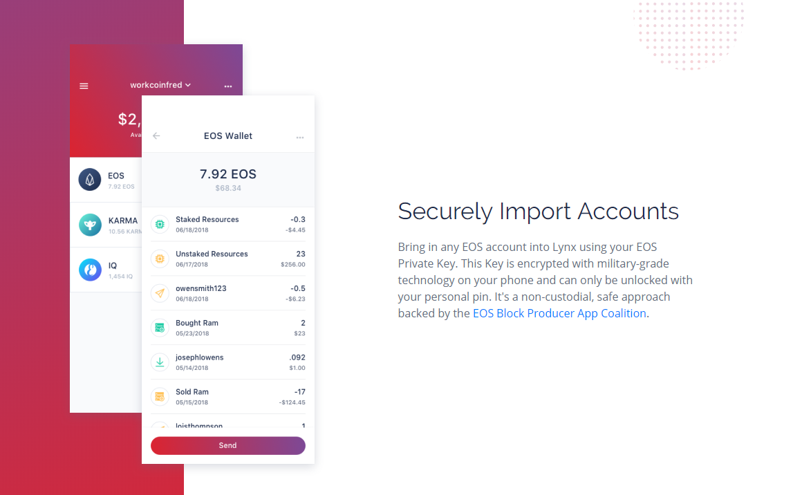 [이오스 이야기] 이제는 휴대폰에서 5초면 이오스 계정생성 끝? EOS Lynx App 등장소식! - 디온의 CRYPTO로그